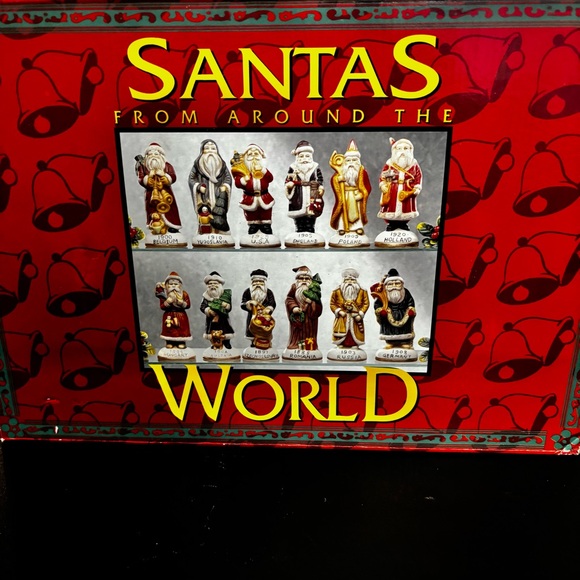 Holiday | Vintage Santas Around The World Figurine Set | Poshmark